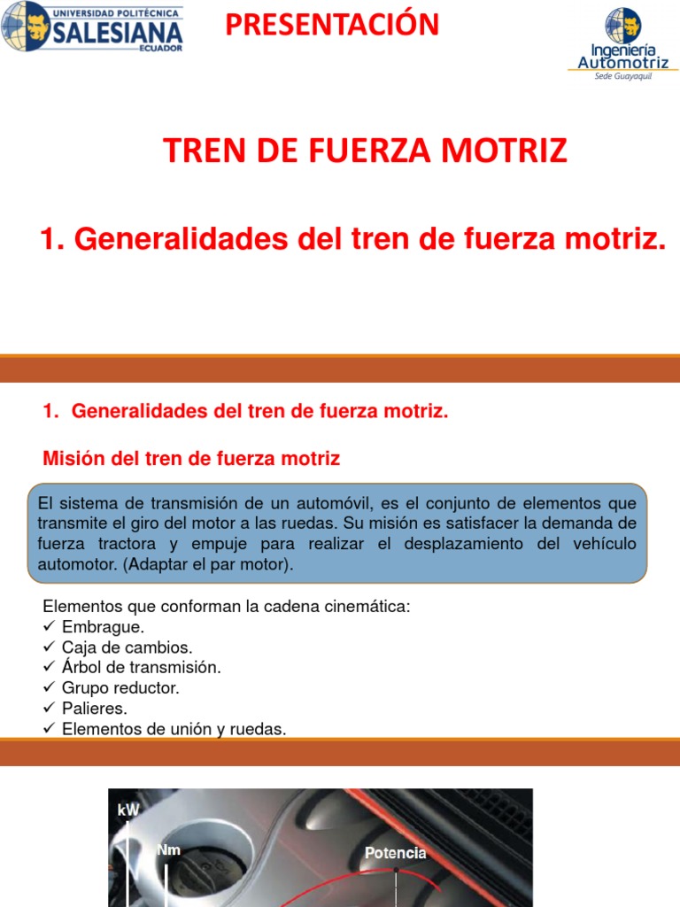 Tren de Fuerza Motriz | PDF | Tracción en las cuatro ruedas | Vehículo ...