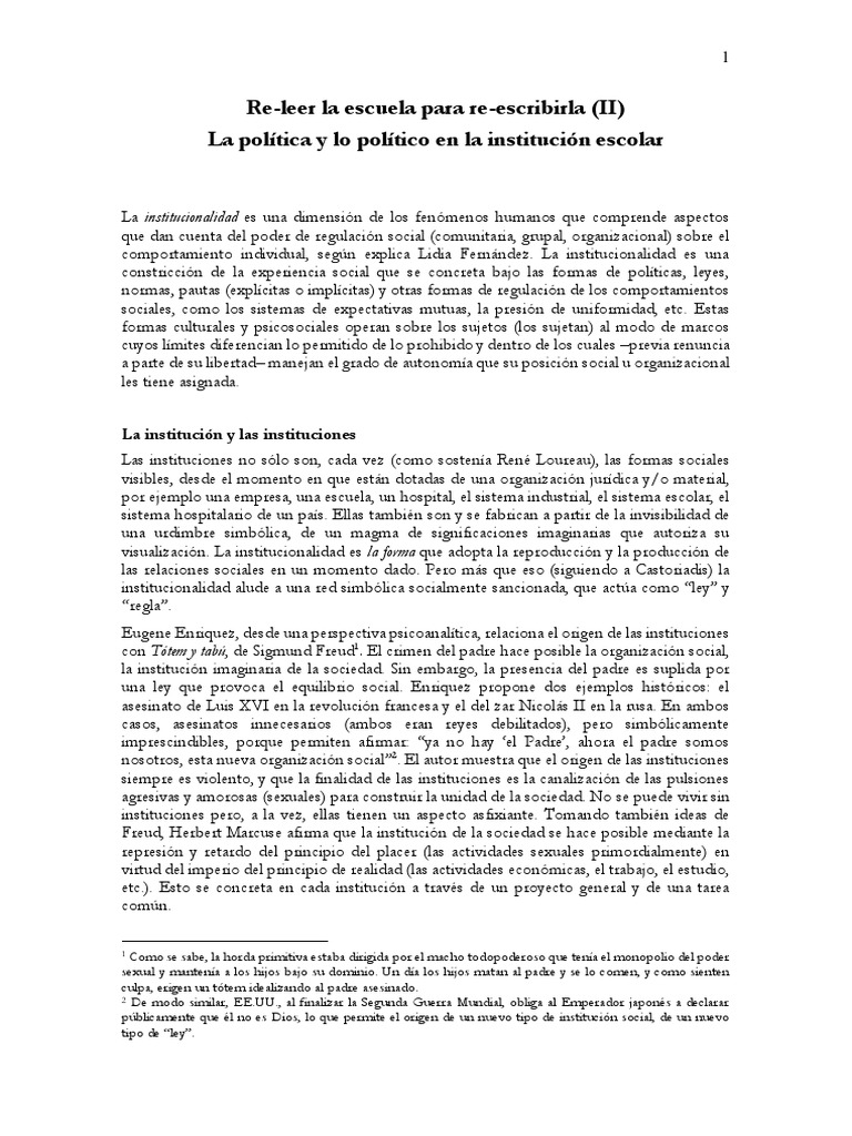 Re-Leer La Escuela para Re-Escribirla II-6 | Descargar gratis PDF ...