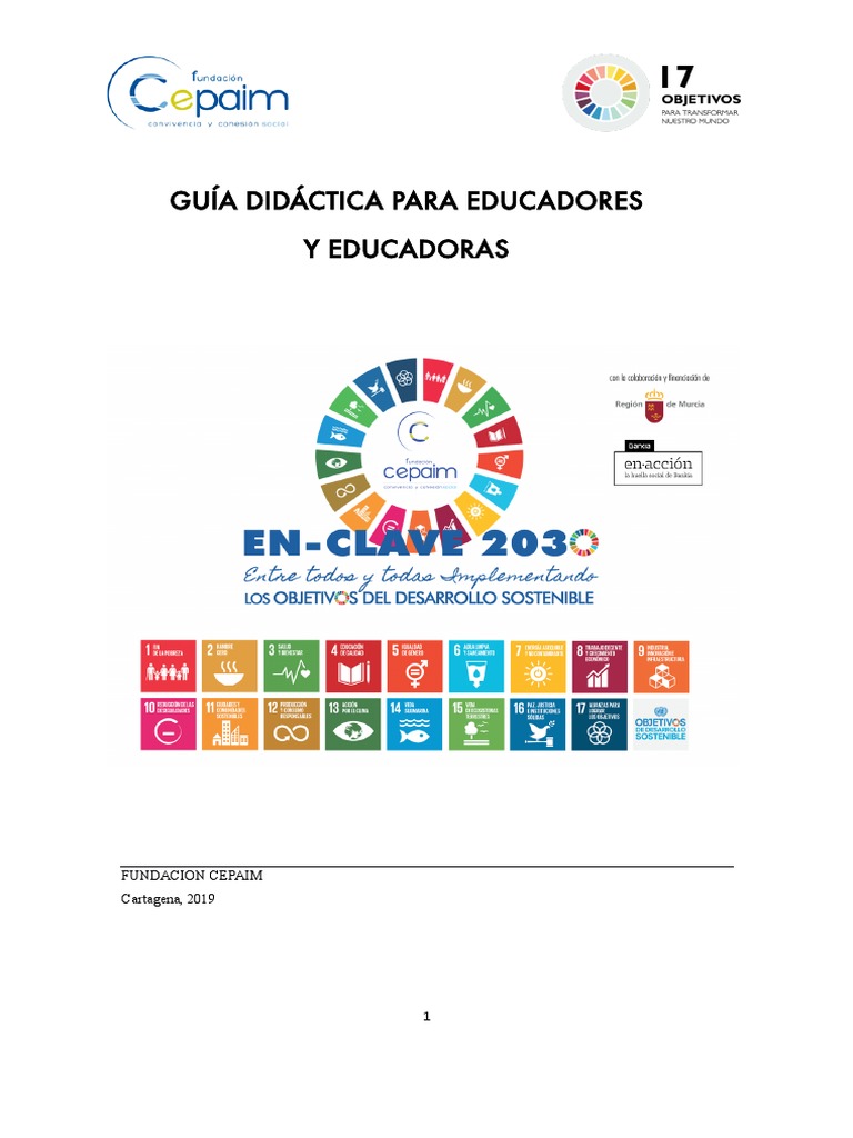 Guía Didáctica ODS para Educadores | PDF | Desarrollo sostenible ...