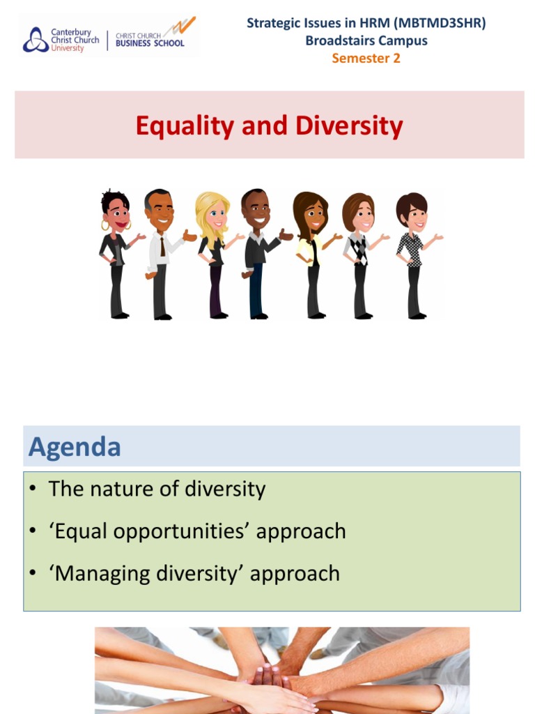 Understanding Equality and Diversity in HRM | PDF | Discrimination ...