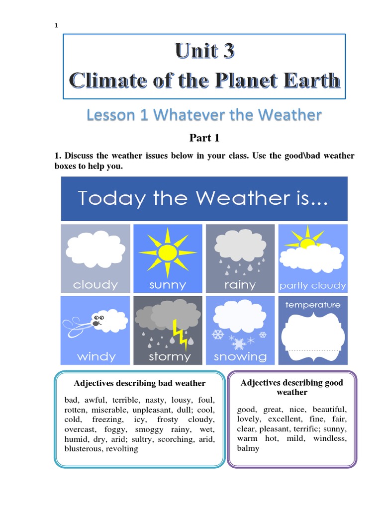 Unit 3 Climate of The Planet Earth 1-23 | PDF | Aurora | Solar Wind