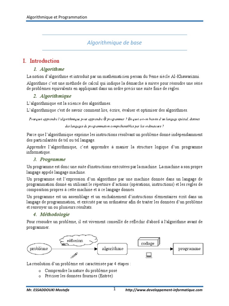Algorithmique Trés Important | PDF | Langage de programmation ...