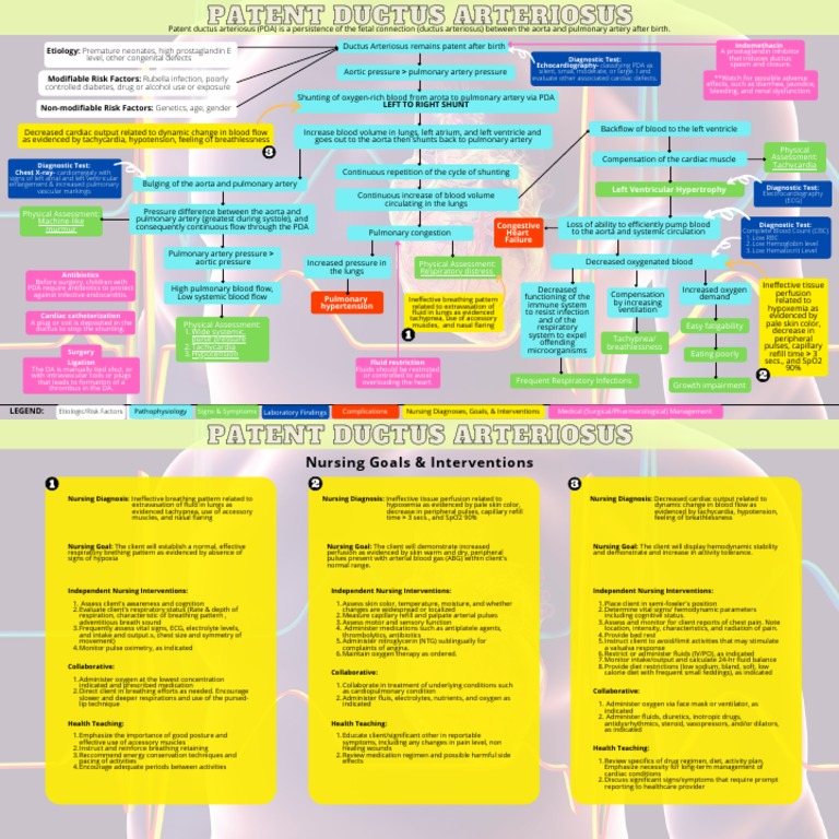 PDA causes left-to-right shunt and complications | PDF | Ventricle ...