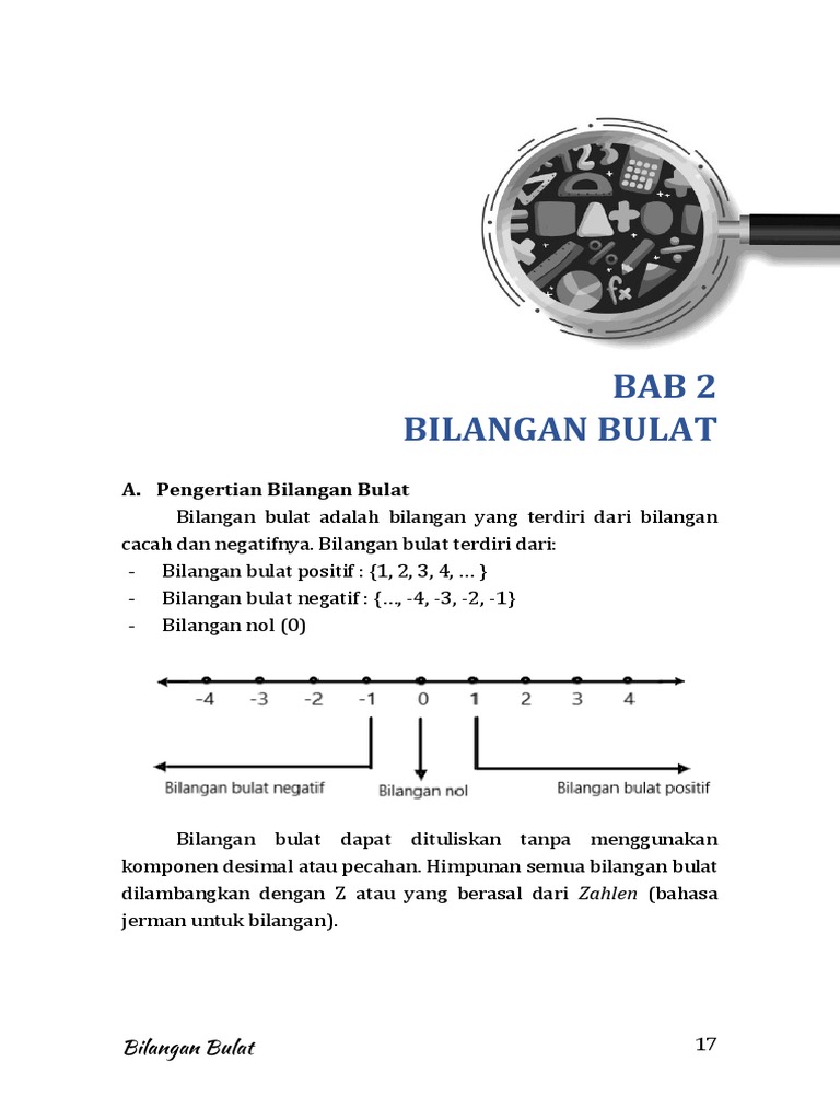 Operasi dan Sifat Bilangan Bulat | PDF | Metode & Bahan Ajar