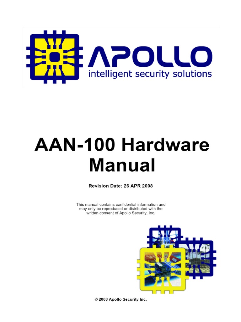 Apollo AAN-100 Hardware Manual - Manualzz | PDF