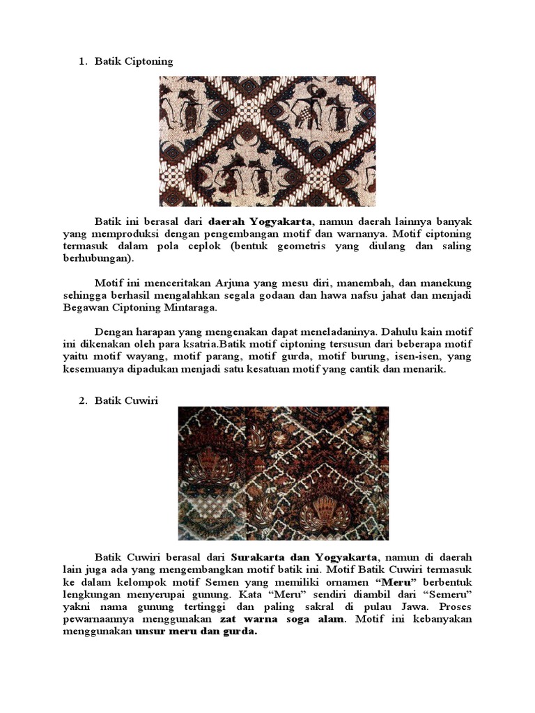 Batik | PDF