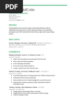 CV Deped Sample | PDF | Teachers | Classroom