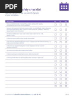 Portable Toilet Inspection Checklist: Red Sea Housing Services Co | PDF