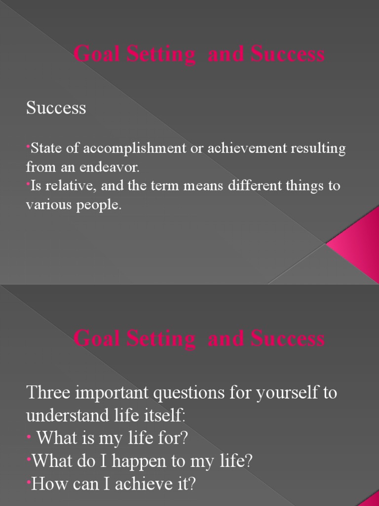 Achieving Holistic Success Through Goal-Setting, Personal Growth and ...
