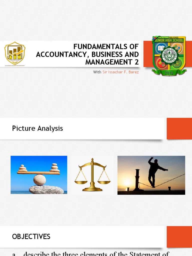 Module 1 Fundamentals of Accountancy, Business and Management 2 ...
