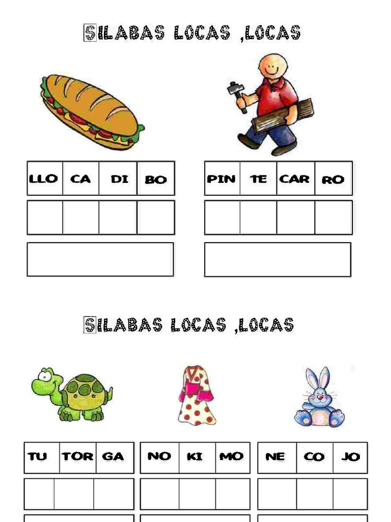 Silabas Locas - Locas | PDF | Autosuperación
