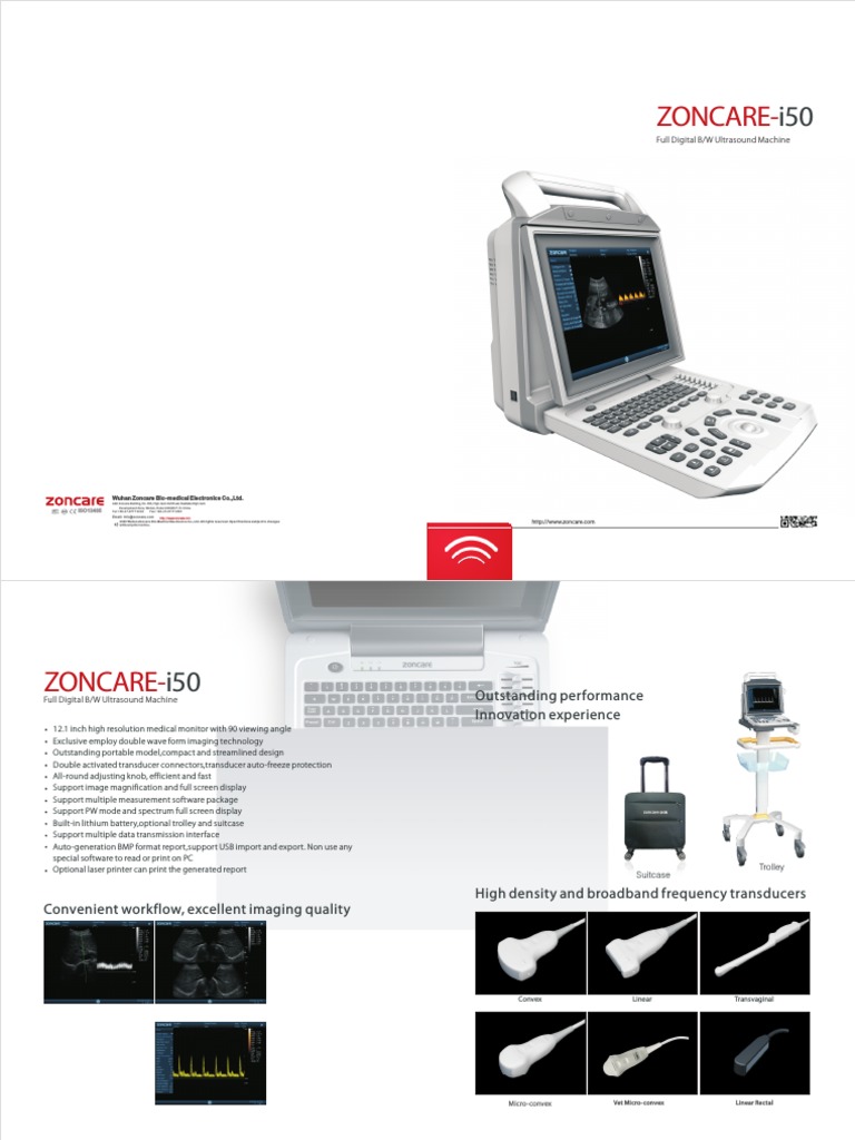 ZONCARE-i50 Digital Ultrasound | PDF | Ultrasound | Medical Ultrasound