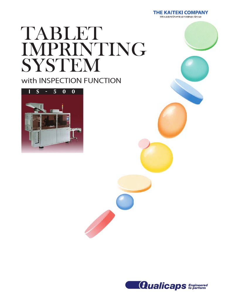 Tablet Imprinting Machine - IS-500 | PDF | Tablet (Pharmacy) | Charge ...