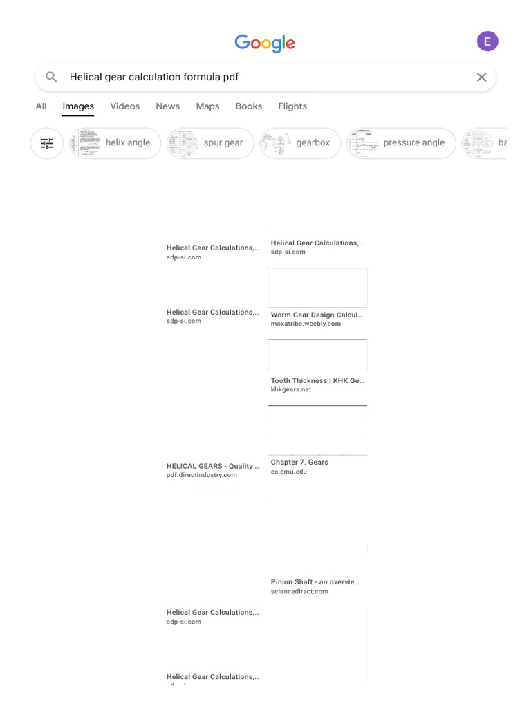 Helical Gear Calculation Formula PDF - Google Search | Download Free ...
