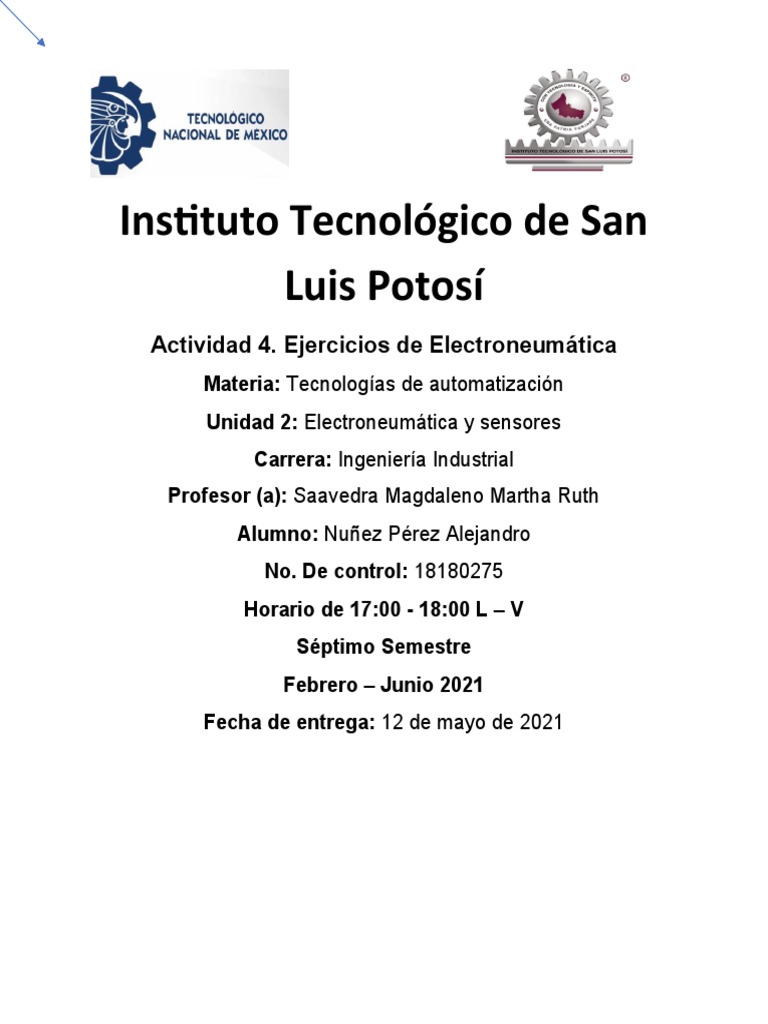 Ejercicios de Electroneumática | PDF | Relé | Neumática
