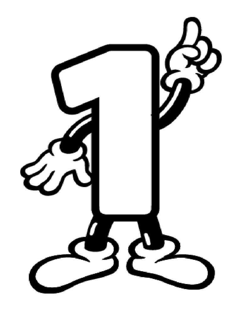 Siluetas Numeros | PDF