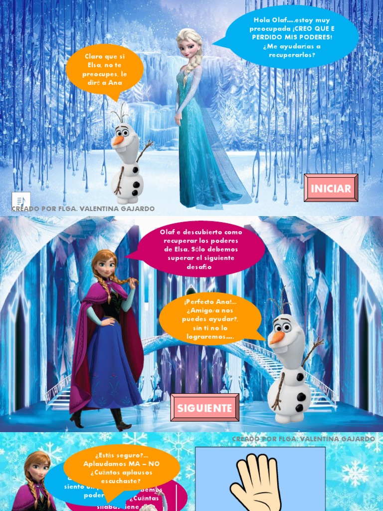 Conteo de Silabas FROZEN | PDF