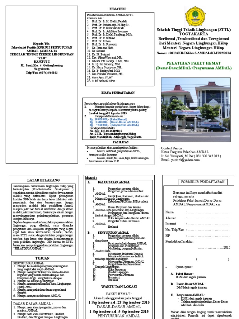 Amdal Paket Hemat | PDF | Kesehatan Holistik