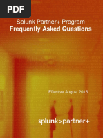 Splunk Partner+ Program: Frequently Asked Questions | PDF | Career ...