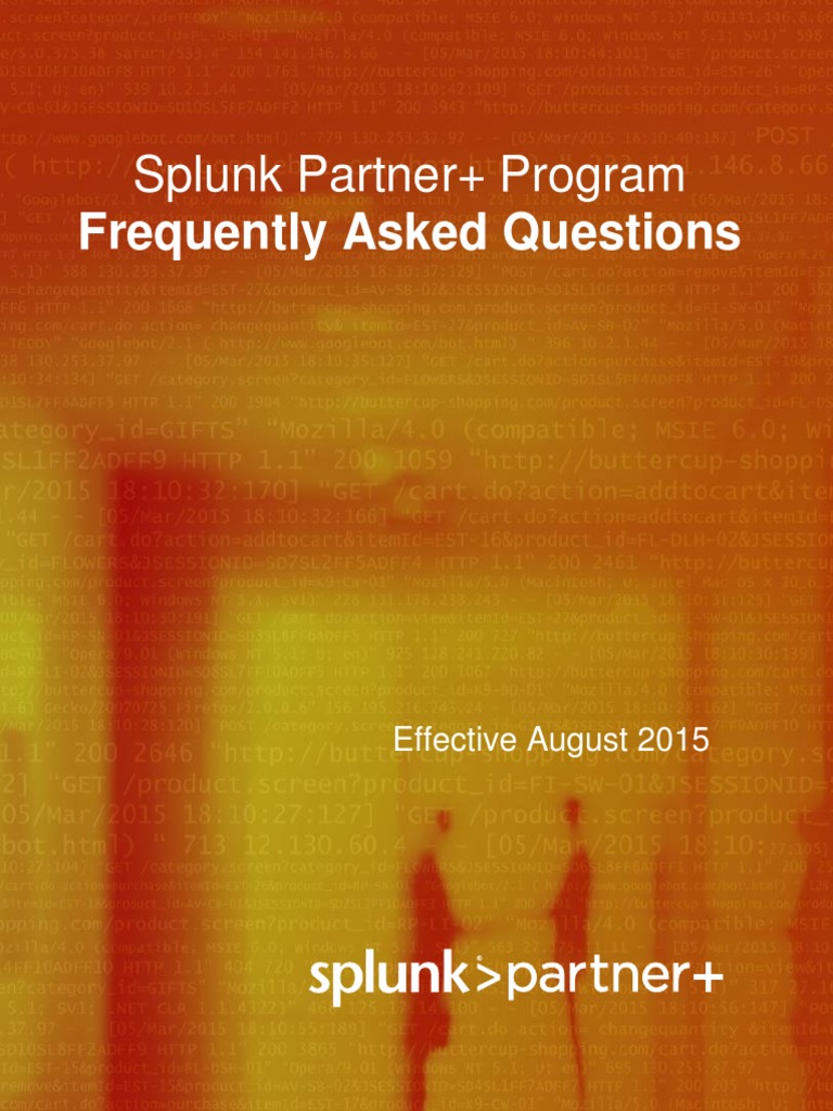 Splunk Partner+ Program Launch Faqs | PDF | Career & Growth | Business