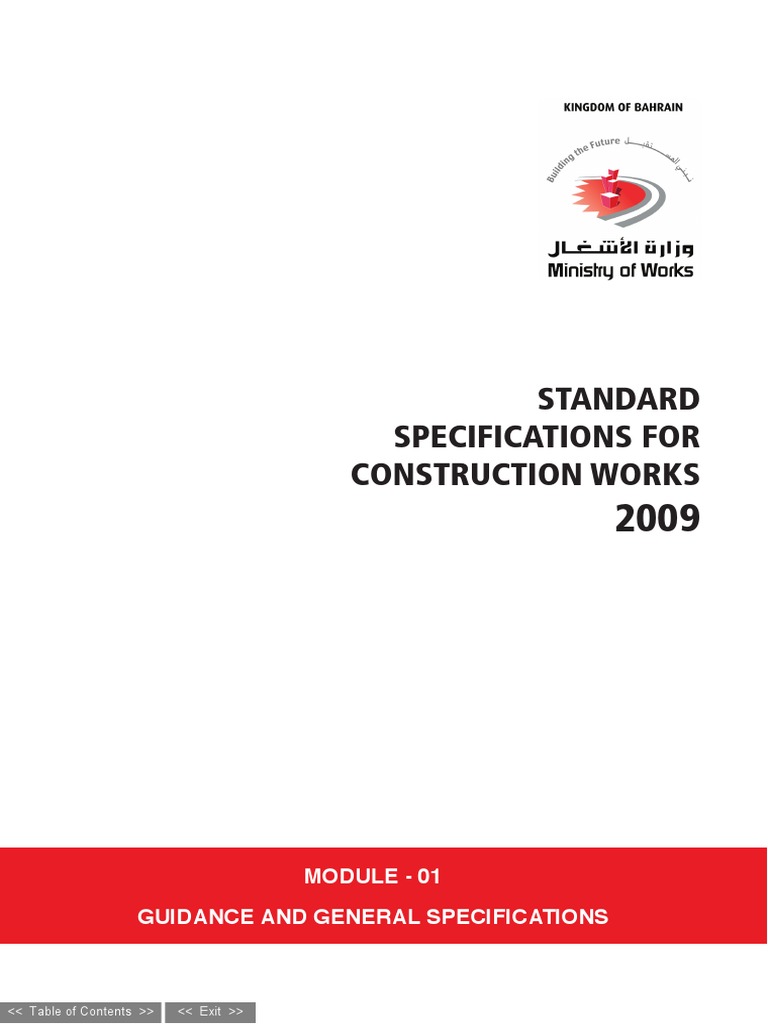 General Specifications for Construction | PDF