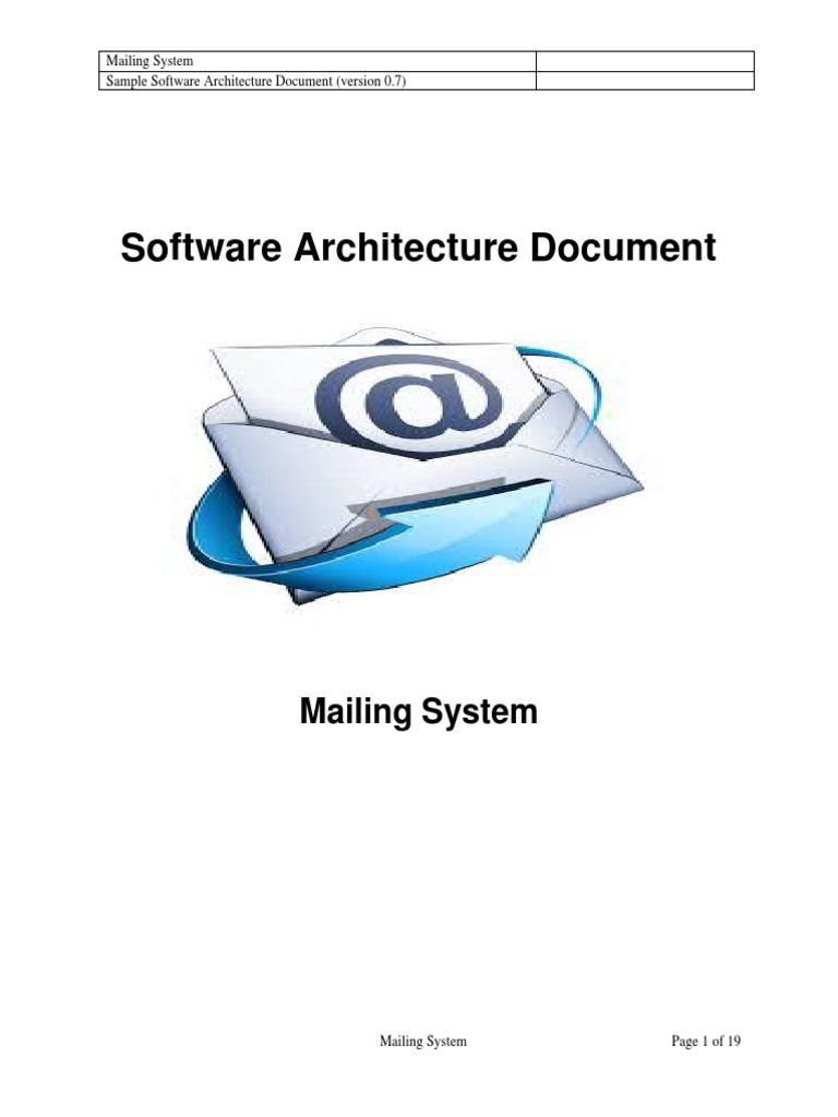Mailing System Diagrams | PDF | Use Case | Unified Modeling Language