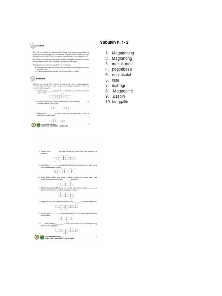 EPP 3rd Quarter Module 5 | PDF