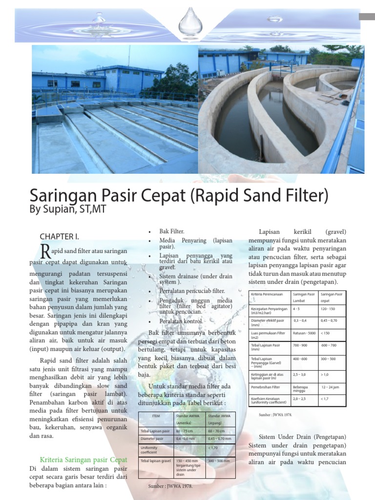 Rapid Sand Filter | PDF