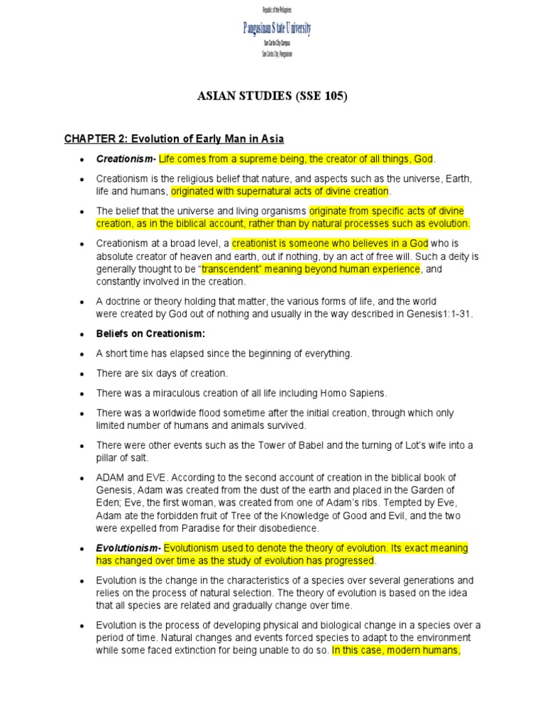 Pangasinan State University: Asian Studies (Sse 105) | PDF | Laozi ...