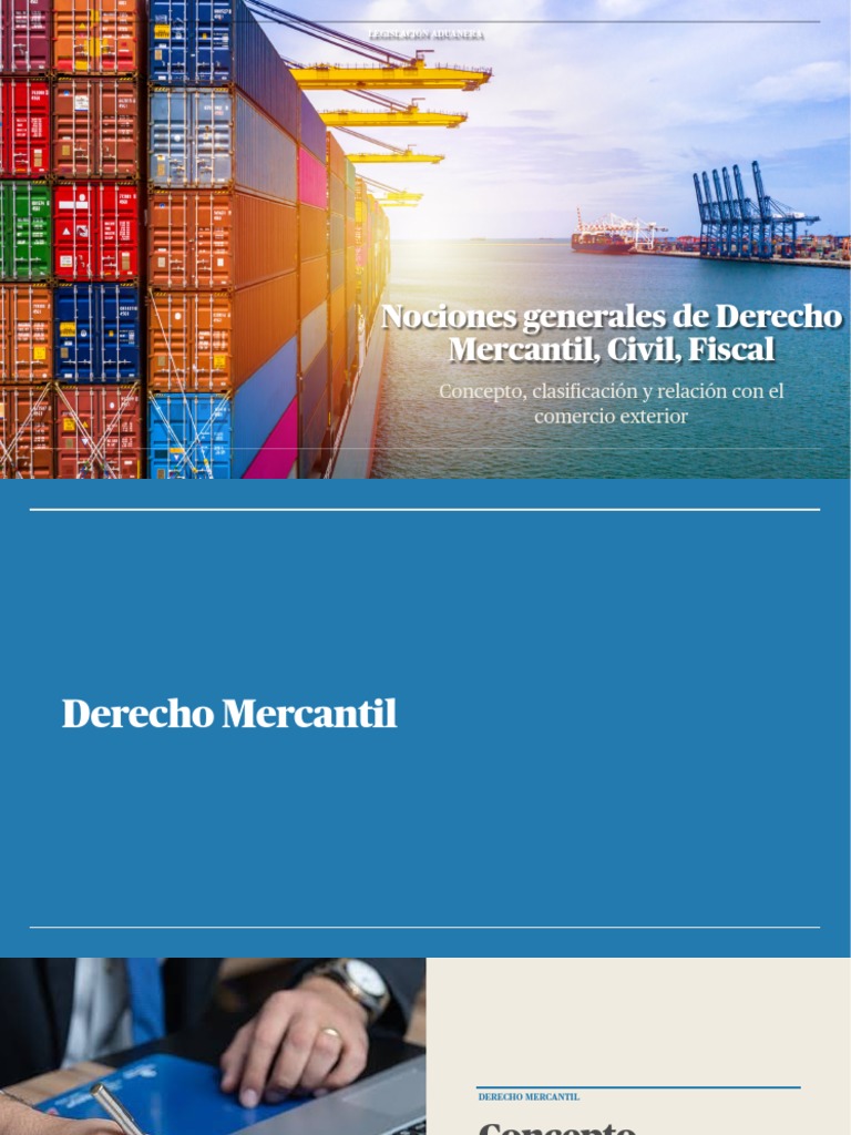 Derecho mercantil, civil y fiscal, Legislación Aduanera | PDF ...