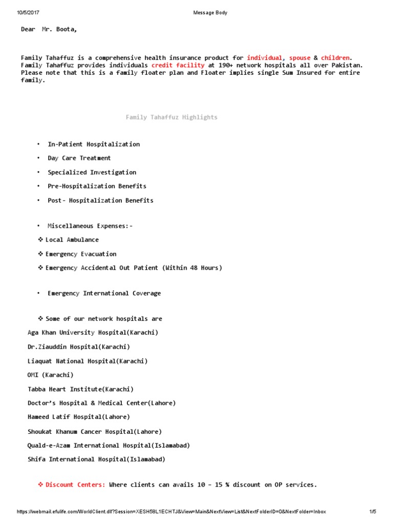 WorldClient - Mohammad Boota (Mohammadboota@sales. | PDF | Hospital ...