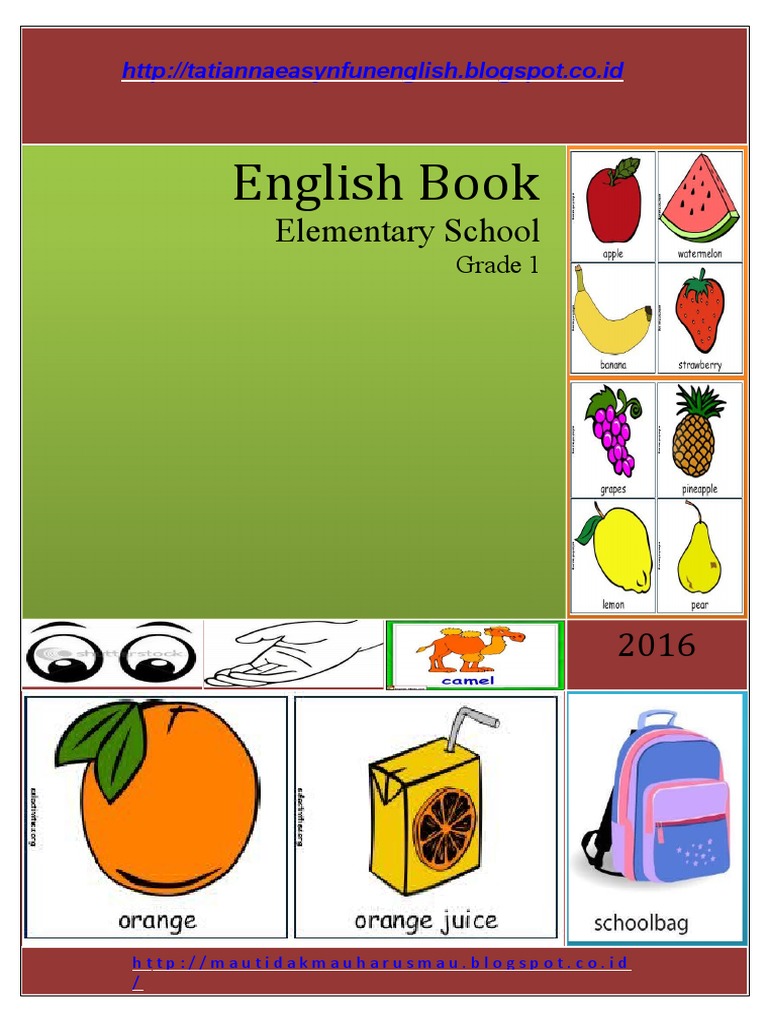 English Book Elementary School Grade 1 | PDF | Human Anatomy