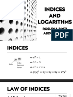 Indices and Logarithms | PDF | Applied Mathematics | Algebra