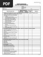 Cooling Tower Checklist | PDF | Bearing (Mechanical) | Belt (Mechanical)