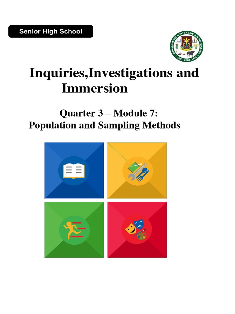 Population and Sampling Methods | PDF | Sampling (Statistics) | Survey ...