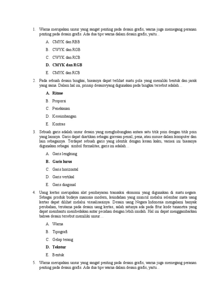 Soal PTS | PDF | Metode & Bahan Ajar | Seni