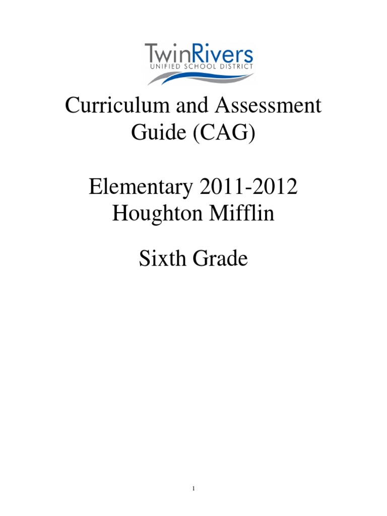 Sixth Grade Language Arts Curriculum | PDF | Differentiated Instruction ...