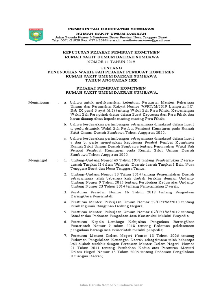 SK Wakil Sah PPK | PDF