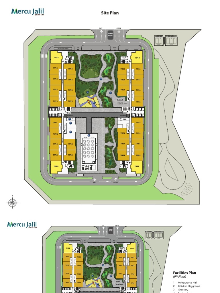 Site Plan: Type B Type B | Download Free PDF | Buildings And Structures