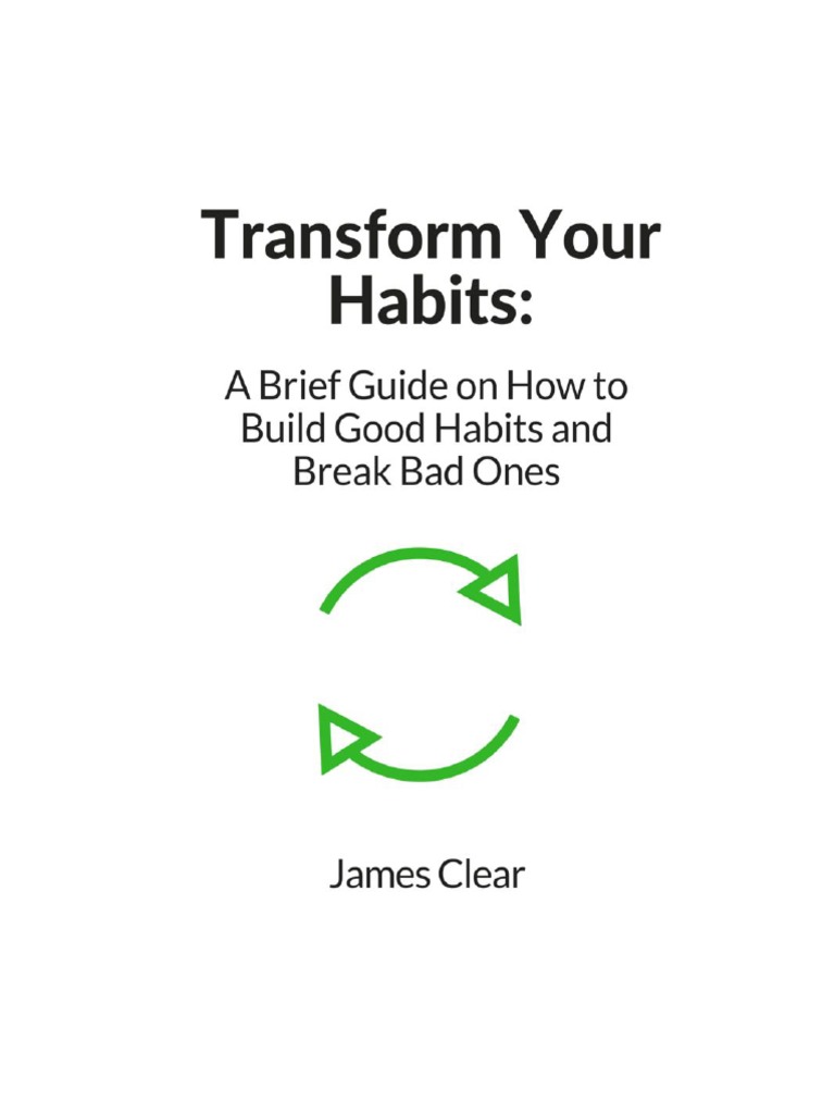 Transform Your Habits Guide | PDF | Self-Improvement | Lifestyle