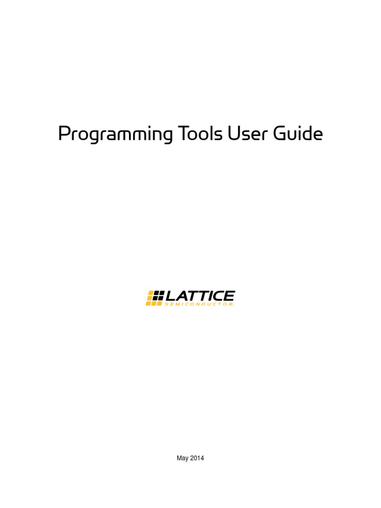 Programming Tools User Guide 34 | PDF | Field Programmable Gate Array ...