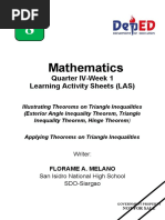 Math 8 4th Quarter Exam | PDF | Triangle | Elementary Mathematics