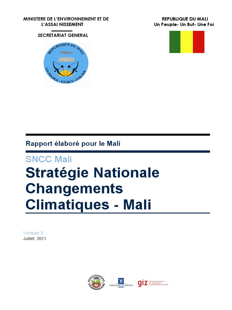 Strat - Gie Nationale Changements Climatiques | PDF | Réduire les émissions dues à la ...