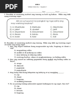 Esp Grade3 Activity Sheets | PDF