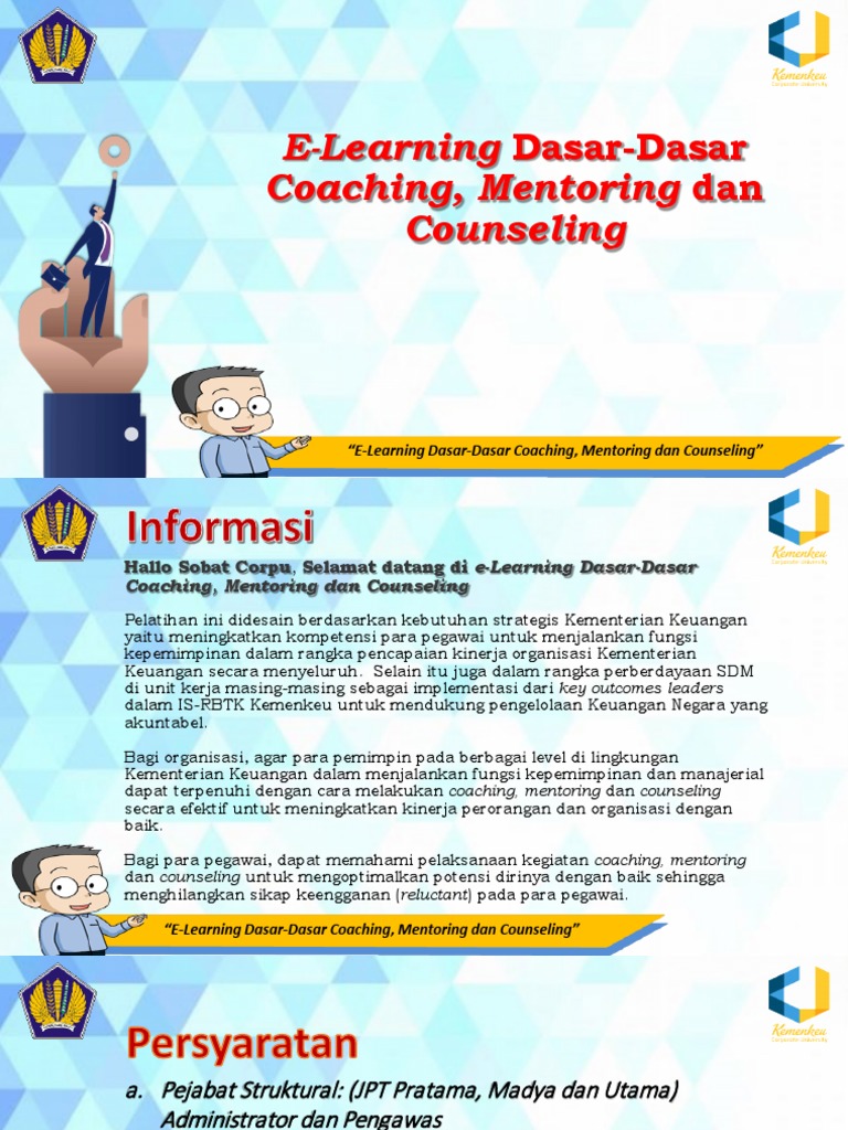 Penjelasan E-Learning CMC | PDF