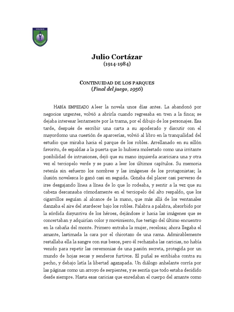 Continuidad de Los Parques (Guía) | PDF