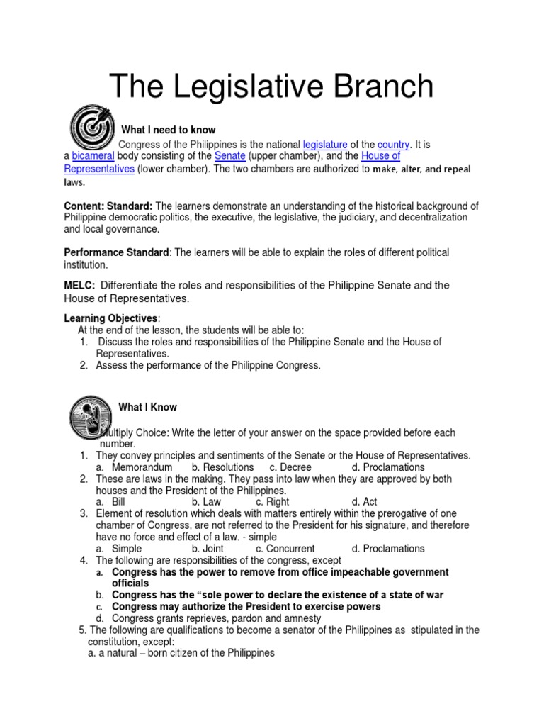 Ppg-Module 7, Week 10 | PDF | United States Congress | American Government