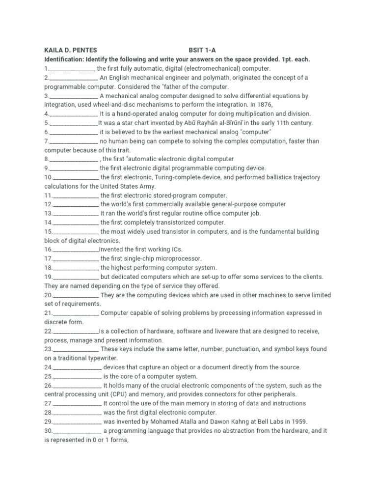 Assignment On Module2 | PDF | Central Processing Unit | Information Age