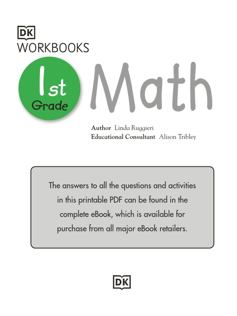 DK Math Grade 1 | PDF | Shape | Teaching Mathematics
