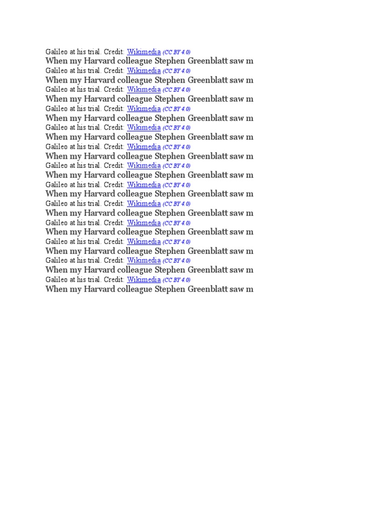 Galileo at His Trial | PDF